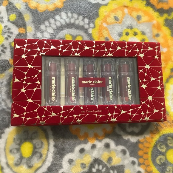 marie claire | Makeup | Marie Claire Lipstick Gift Set Nib | Poshmark
